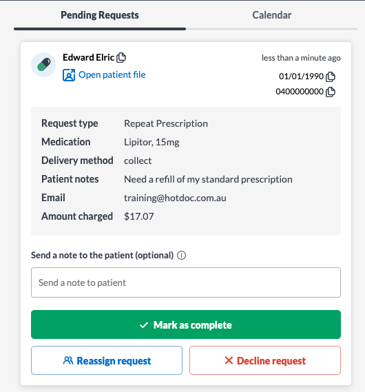How Do I Reassign A Quick Consult Request To Another Practitioner