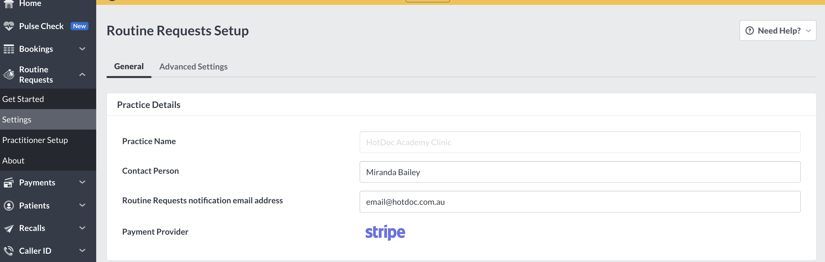 How to set up or edit your Routine Requests settings in the Dashboard ...