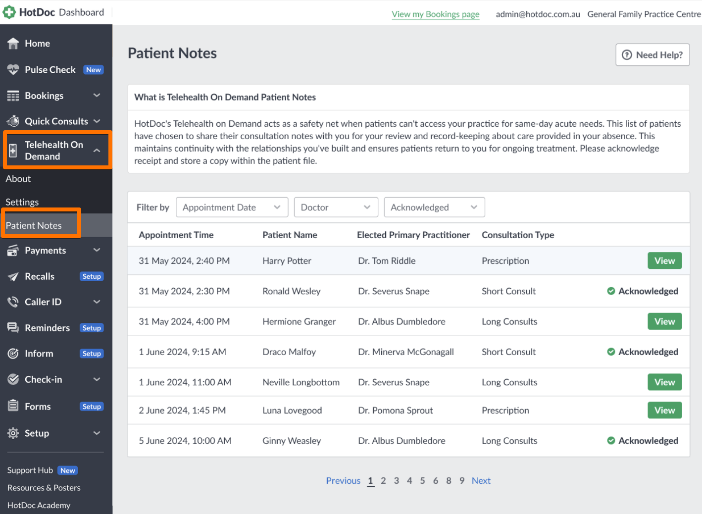 How Do I Action Patient Notes from a Telehealth On Demand Appointment ...