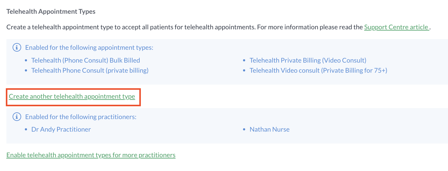 How to create and manage Telehealth appointments – HotDoc Support