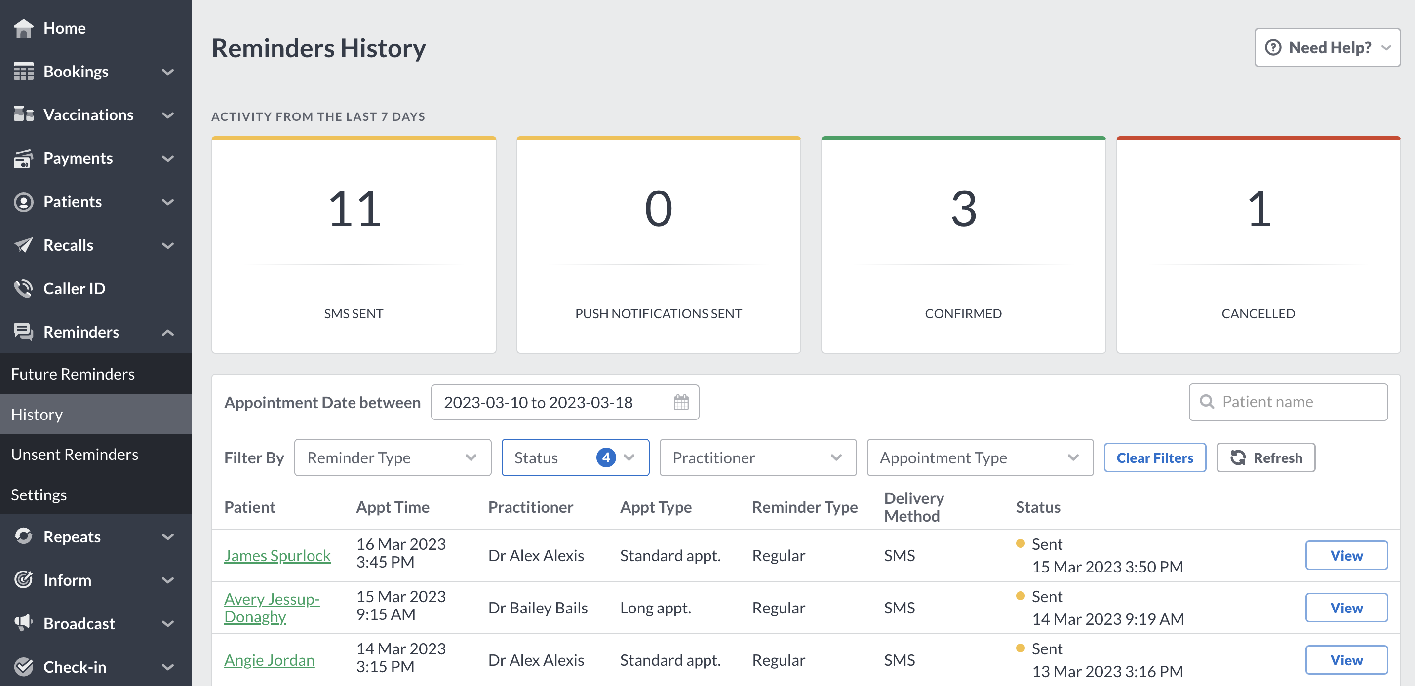 Getting Started with Reminders – HotDoc Support