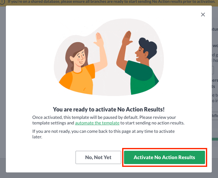 Getting Started with No Action Results – HotDoc Support