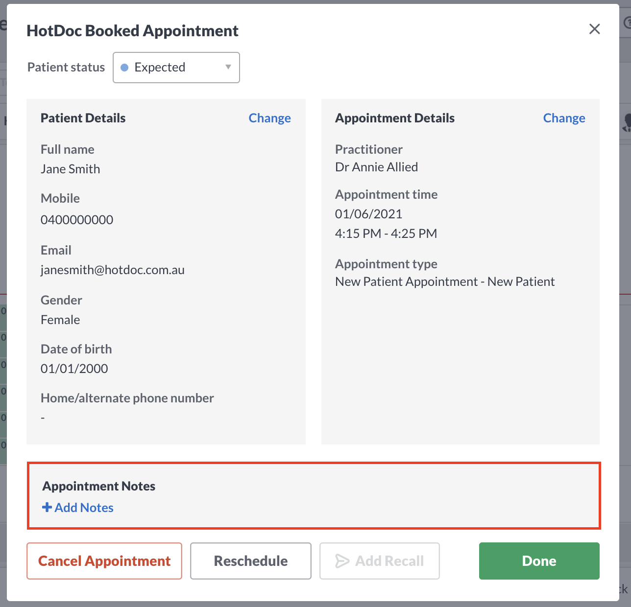 How to use the HotDoc Appointment Calendar – HotDoc Support