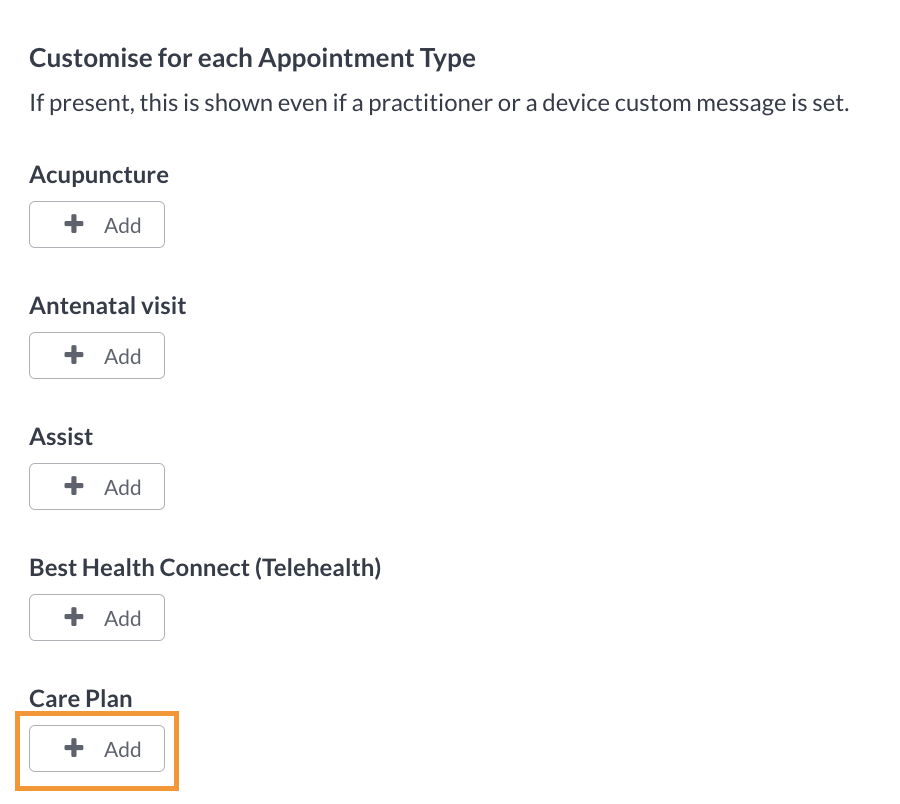 How do I add a message to the Check-In screen? – HotDoc Support