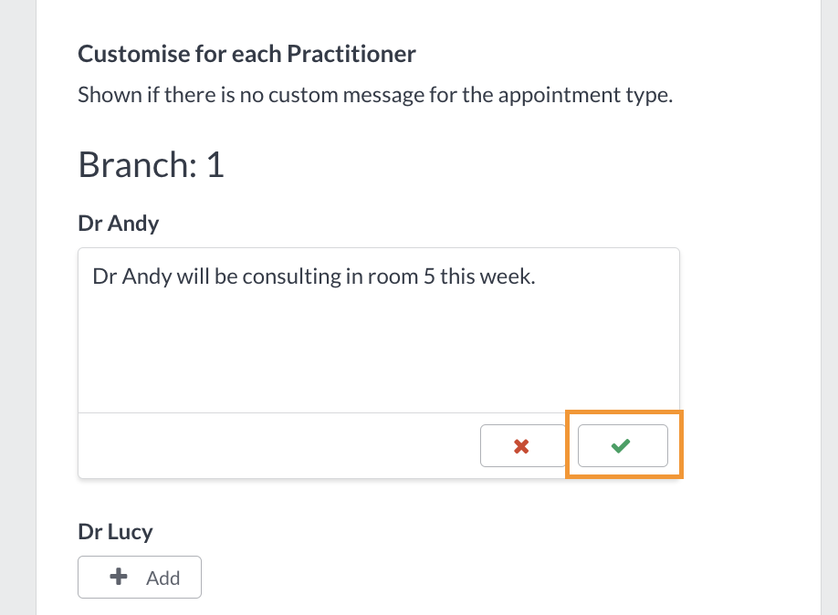 How do I add a message to the Check-In screen? – HotDoc Support