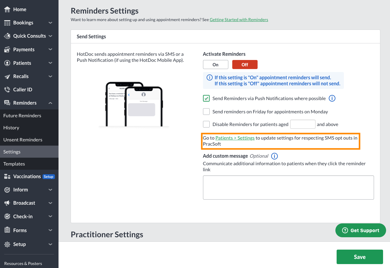 How do I edit my appointment reminder settings? – HotDoc Support